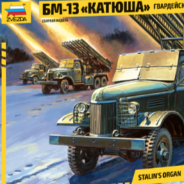 5 MILITARY VEHICLES 1/35: Stalin's organ BM-13 Katyusha by Zvezda
