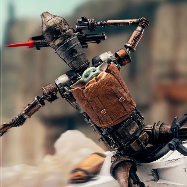 1/10 Tenth Scale Statue: IG-11 & The Child Star Wars The Mandalorian ...