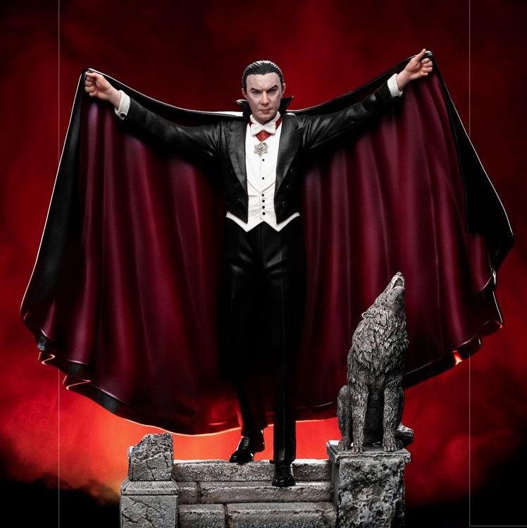 1/10 Tenth Scale Statue: Dracula Universal Monsters Deluxe Art 1/10 ...