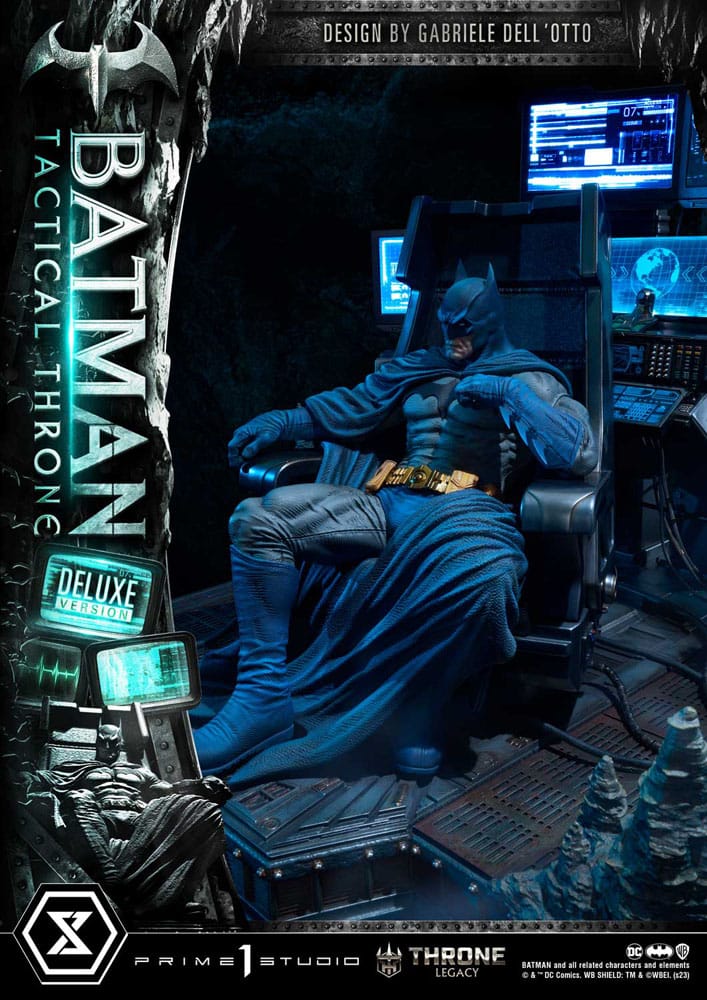1/4 Quarter Scale Statue: Batman Tactical Throne Deluxe Bonus Version ...