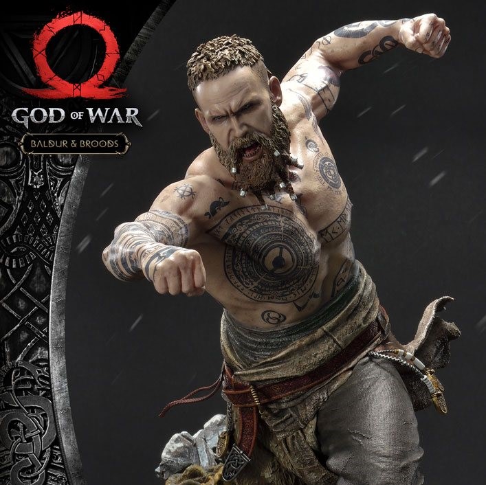 God Of War: Baldur & Broods God of War (2018) Statue 1/4 by Prime 1 Studio