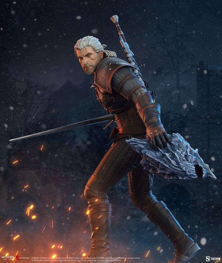 Witcher: Geralt The Witcher 3 Wild Hunt Statue by Sideshow Collectibles